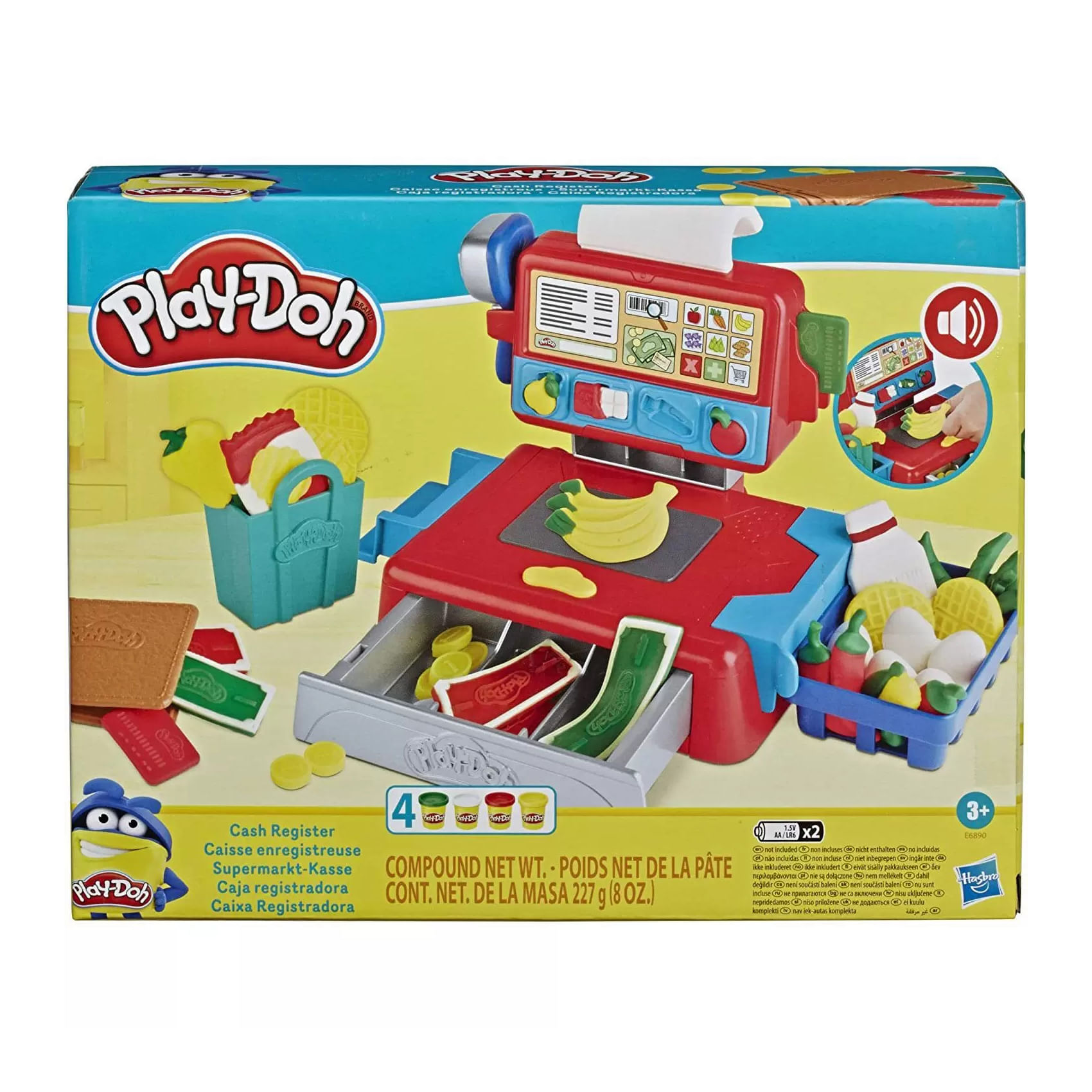 Conjunto Play Doh Caixa Registradora E6890 Hasbro - Sacolão