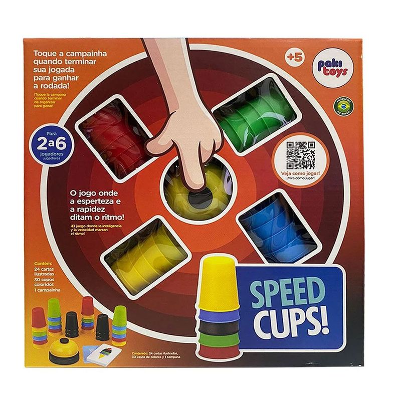 Jogo Speed Cups Paki Toys - Sacolão