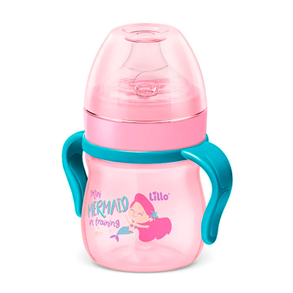 Caneca Com Alça Evolution Rosa 150ml Lillo - Sacolão
