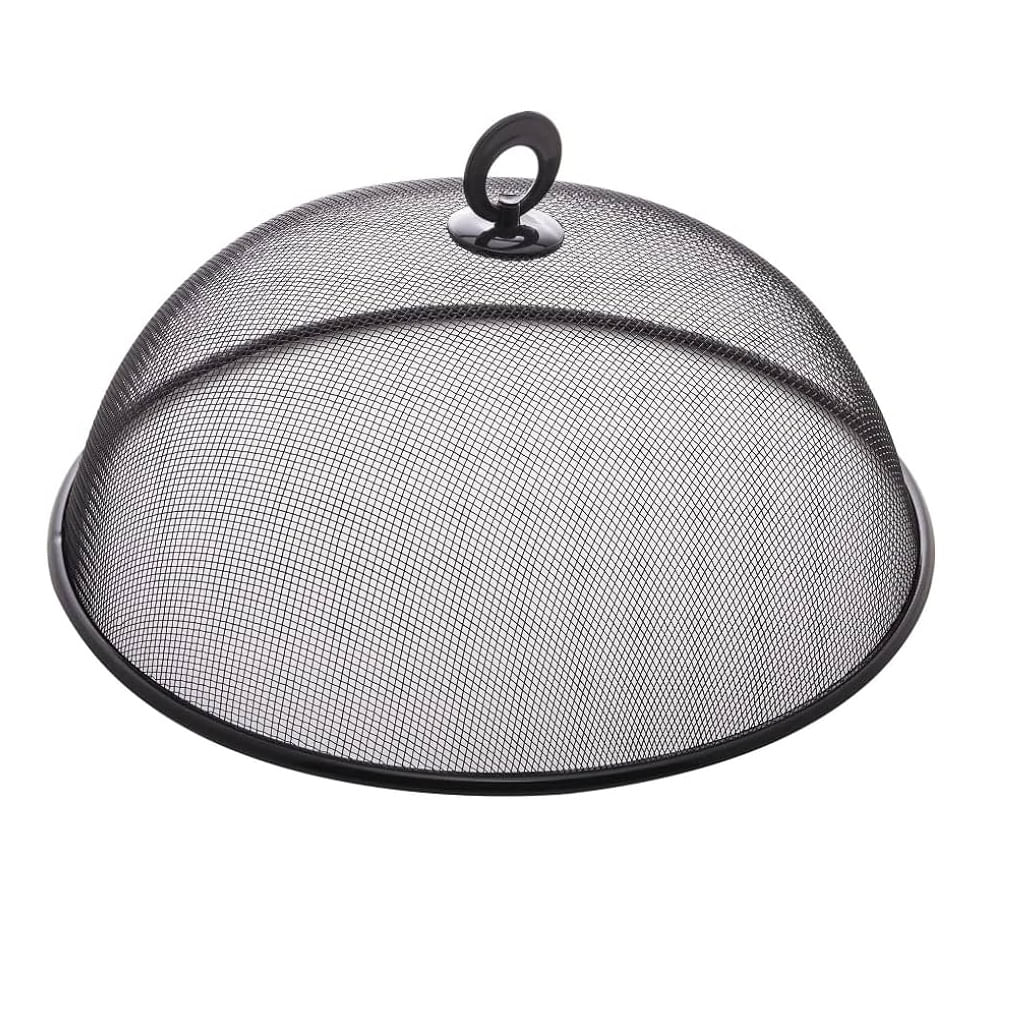 Tela Protetora para Alimentos de Metal Revestida com Plástico Preta 24 ...