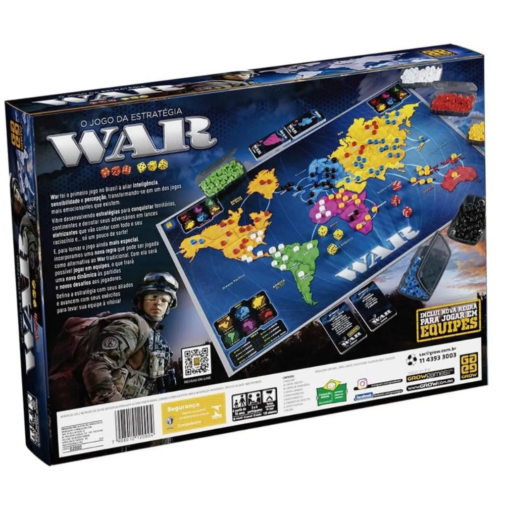 Jogo Da Estratégia War Grow - Sacolão.com
