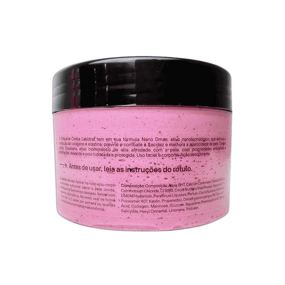 Esfoliante Rosto e Corpo Cereja 300g Labotrat - Sacolão.com
